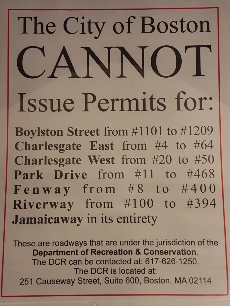 Boston Moving Permits | Safe Responsible Movers